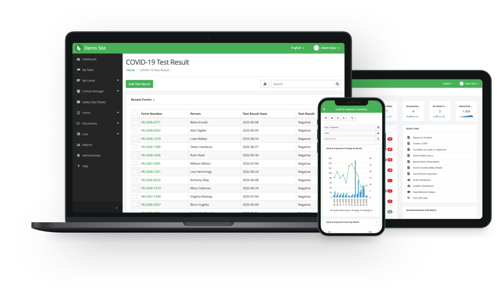 COVID-19 Digital Vaccine Record Management | EHS Insight