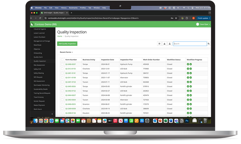 Quality Management Software | EHS Insight